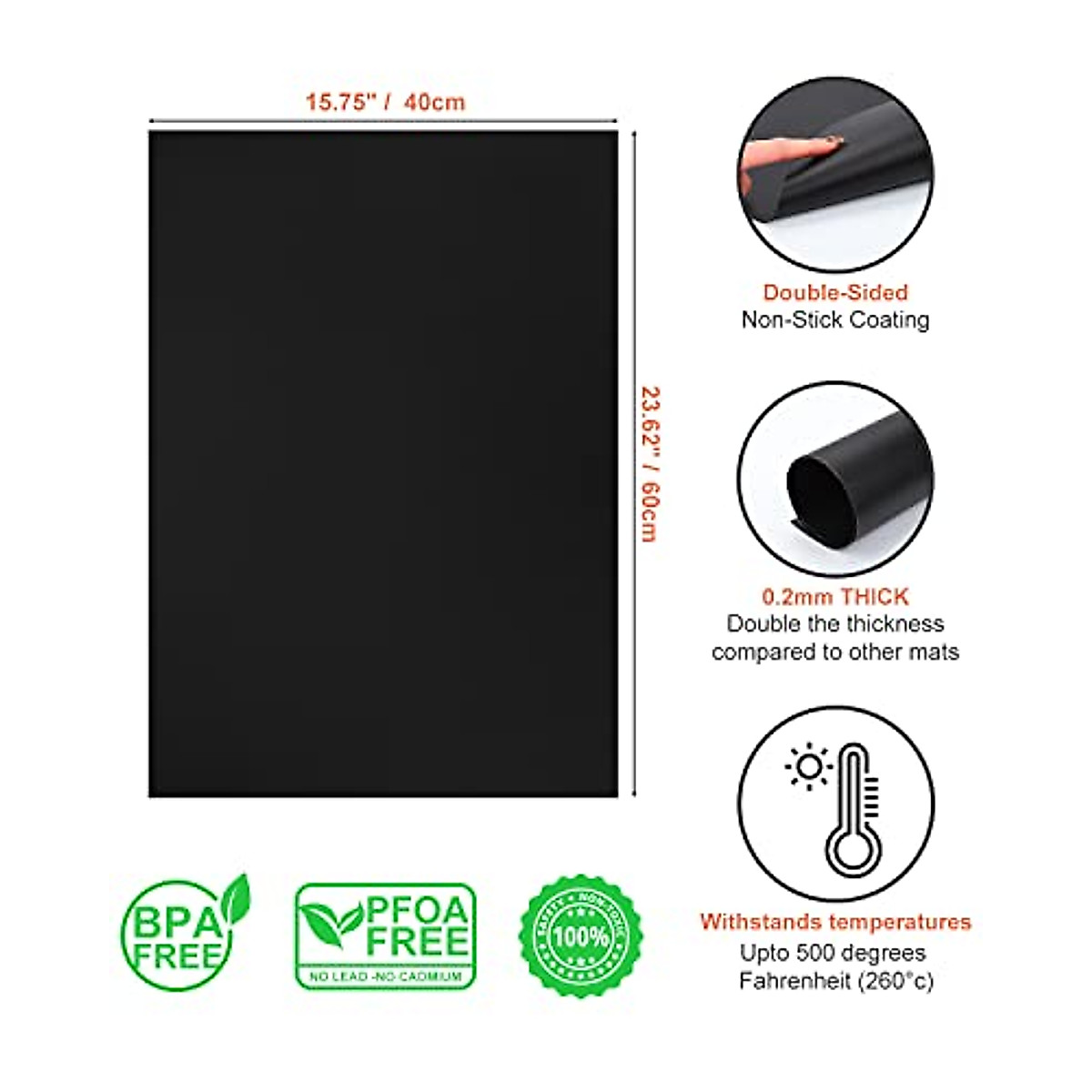 Oven Liner, Oven Liners for Bottom of Oven, 1 Pack Oven Mat for Bottom of Oven, Easy to Clean, Protect Bottom of Oven/Gas Stove