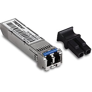 TRENDnet SFP to RJ45 100Base-FX Multi-Mode LC Module, TE100-MGBFX, Compatible with Mini-GBIC, Supports 1310 nm, Up to 155 Mbps, Hot-Pluggable, Up to 2 Km (1.2 Miles), Lifetime Protection