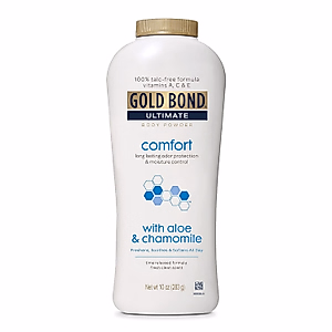 Gold Bond Ultimate Comfort with Aloe Body Powder - 100% Talc-free, 10 Oz by Chattem