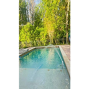Poolmaster 54507 Spa and Swimming Pool Waterfall Fountain, For Pools with 1.5-Inch Threaded Return Fitting