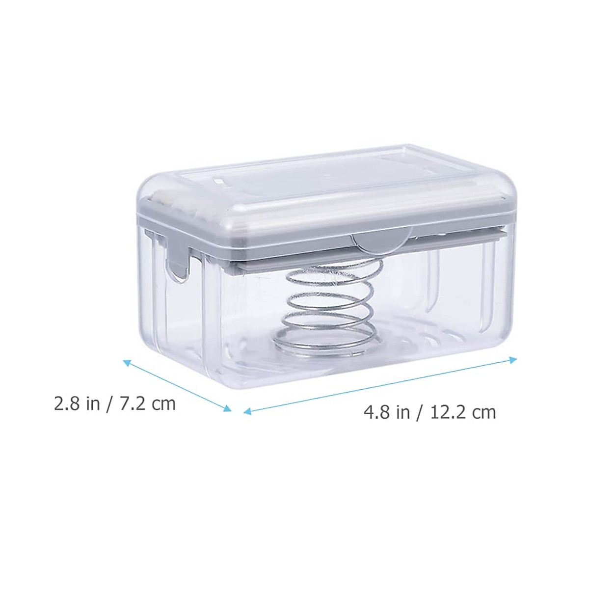 iplusmile Box Soap Box Foaming Soap Dispenser Laundry Soap Dispenser Dish Soap Dispenser Soap Bar Holder Soap Dish Kitchen Soap Dispenser Bar Soap Travel Plastic Makeup Household