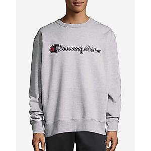 Champion Men's Sweatshirt, Powerblend, Fleece Midweight Crewneck Sweatshirt(Reg. or Big & Tall)