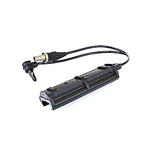 Mil-Spec 7" Remote Activation Dual Switch with Snap-on Switch Platform for Scoutlight Weaponlight + ATPIAL Laser Device, Black