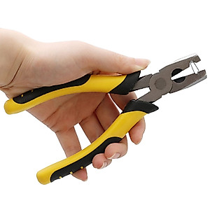 nomal Wire Cage Buckle Pliers with 600 Wire Cage Clips Wire Cage Fasten Clips Buckle Pliers Pet Cage Building installation Clips Tools