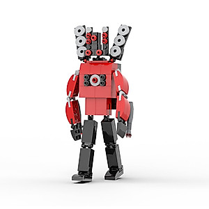 IVVTNHZ Skibidi Toilet Man Toy Building Blocks Set, Speakerman Titan, Speaker Titan Toy Ideas Toys Kids Toys Gift for Kids 6+ Boys or Girls (189 Pieces), M0659-23