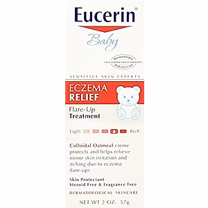 Eucerin Baby Eczema Relief Flare-Up Treatment, 2 Oz (2 Pack)