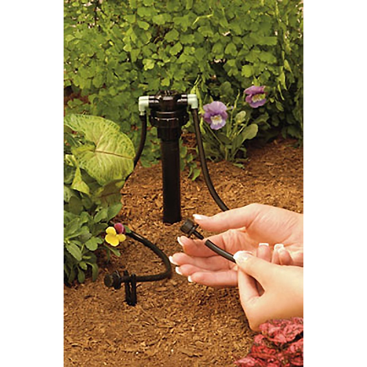 Orbit 5 Pack 4-Port Drip Irrigation Manifold for 1/4 Inch Tube