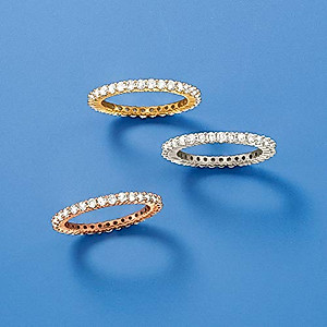 Ross-Simons 1.00 ct. t.w. Diamond Eternity Band in 14kt Yellow Gold. Size 6