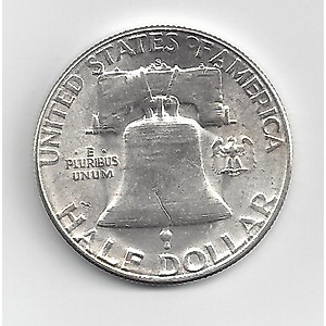 1954-S Uncirculated Franklin Half Dollar