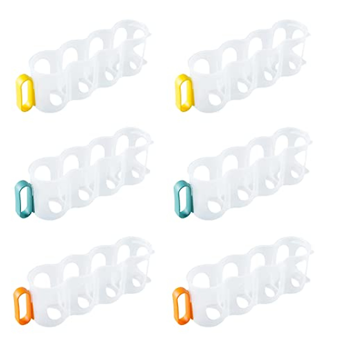 Portable Soda Can Organizer for Camping/Fridge Drink Organizer,6 x 4 Beverage Soda Can Storage Holder Beer Can Racks,Beverage Holder for Outdoor Camping Kitchen Can Organizer