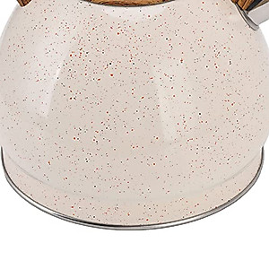 3L Whistling Tea Kettle Ergonomic Handle Rustproof L Steel Whistling Kettle For Gas Stove Induction Cooker 3L Whistling Tea Kettle