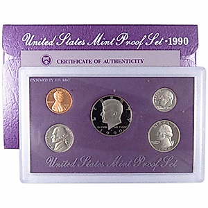 1990 S US Proof Set Superb Gem Uncirculated