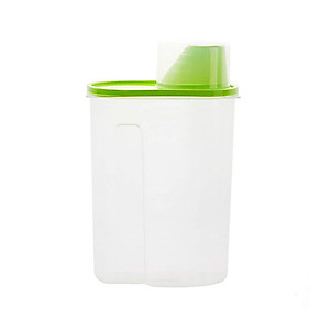 XIANGLIANG Oriental Airtight Food Storage Container Set - Large, Clear, 2.5L - Pasta, Cereal, Dry Goods, Freezer, Meal Prep
