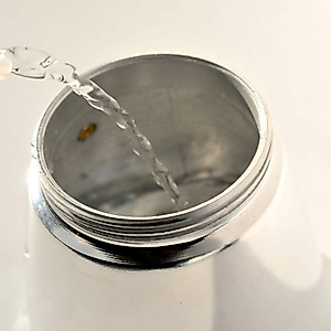 aerolatte Moka Stovetop Espresso Pot Coffee Maker, 6 Cup Capacity