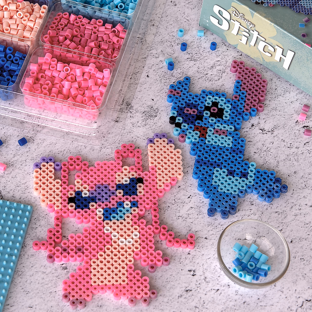Perler Disney Stitch Kid's Crafts, Pattern Sizes Vary, Multicolor 4429