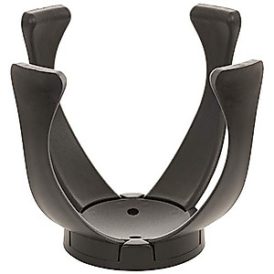 Silverback Basketball Holder Compatible with Men's, Women's, Youth Basketballs, Soccer Balls, Volleyballs, and Kickballs,Black