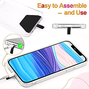 Flutesan 3 Sets Phone Lanyards Universal Cell Phone Crossbody Lanyard with Phone Patch Tab Adjustable Size Boho Rope