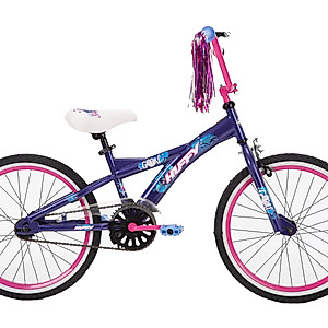 Huffy Go Girl 20" Girls Bike, Quick Connect Assembly, Purple