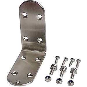 DoHonest Side Mount Hole Drilling Side View Camera Bracket Adapter for Truck/Bus/Trailer/Box/RV/Tractor/ 5th Wheel