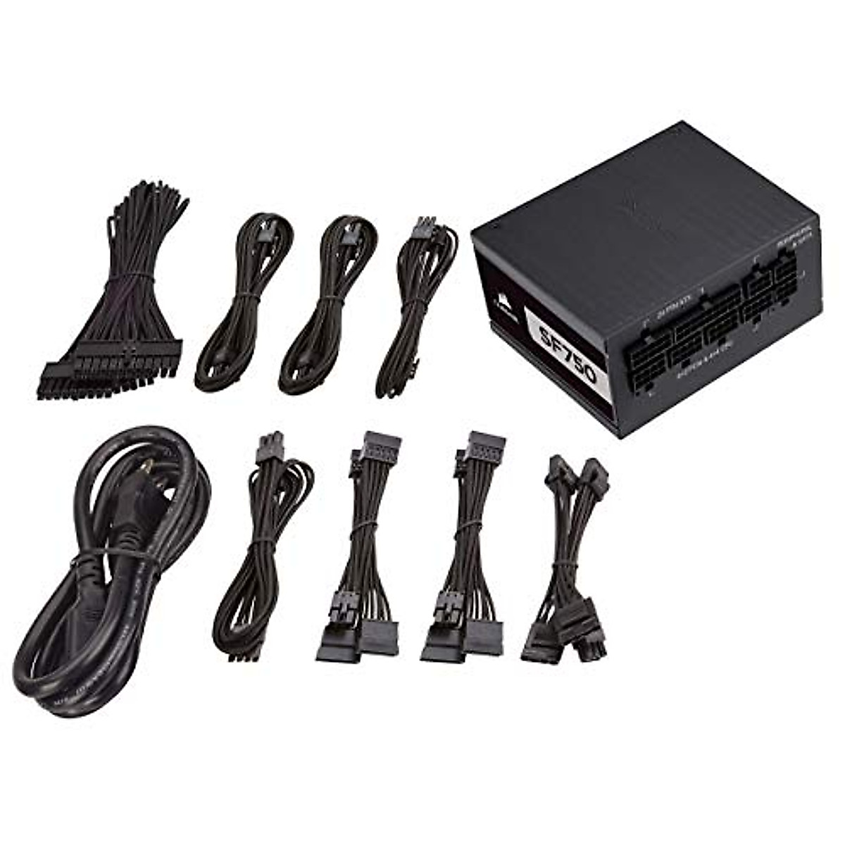 Corsair SF Series, SF750, 750 Watt, SFX, 80+ Platinum Certified, Fully Modular Power Supply (CP-9020186-NA)