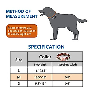 Newsofly Boy Girl Dog Collar with Bowtie, Adjustable Soft Collars with Metal Buckle,Cotton Designer for Small Medium Large Dogs (Small, Khaki)