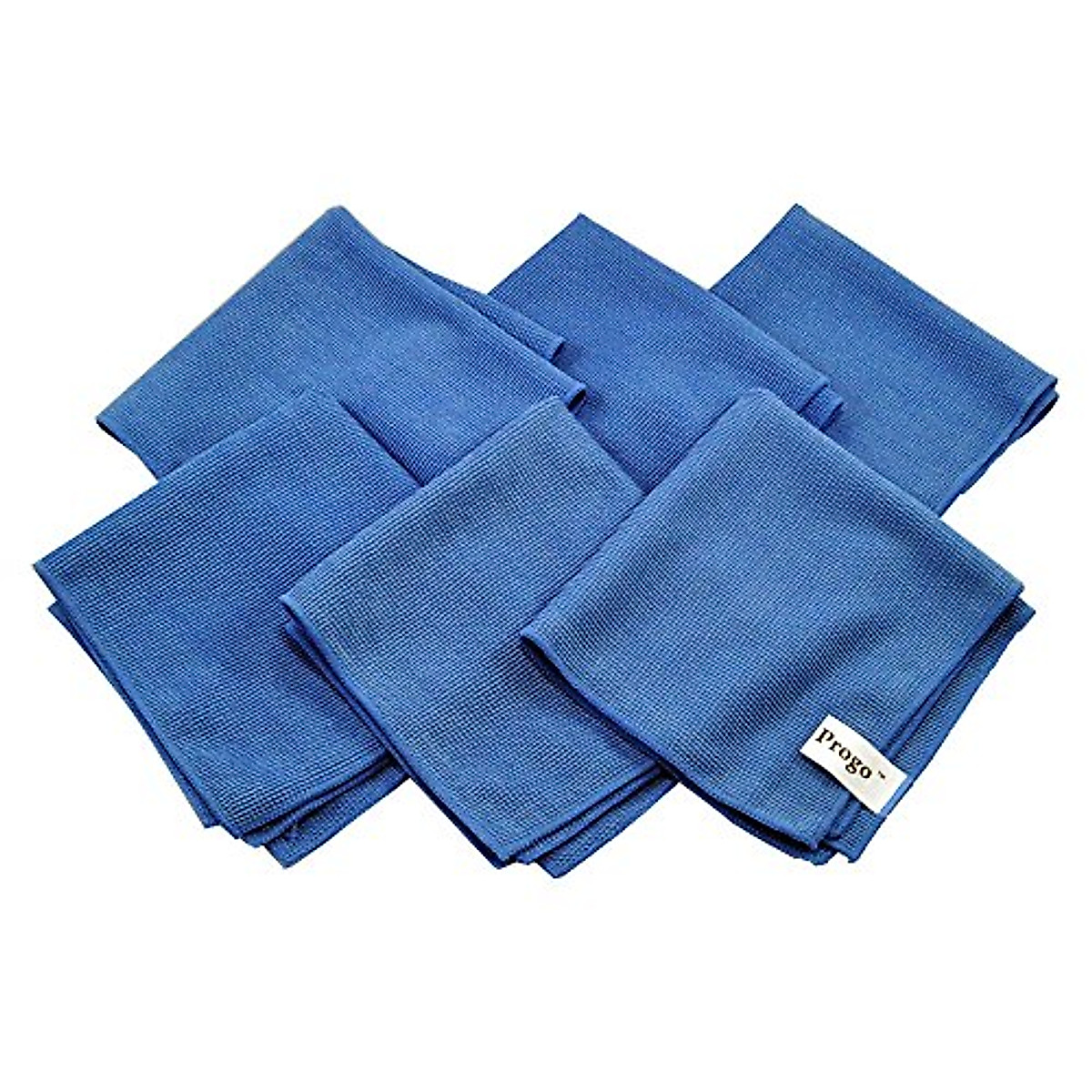 Progo Microfiber Cleaning Cloths for LCD/LED TV, Laptop Computer Screen, iPhone, iPad and More. (6 Pack)