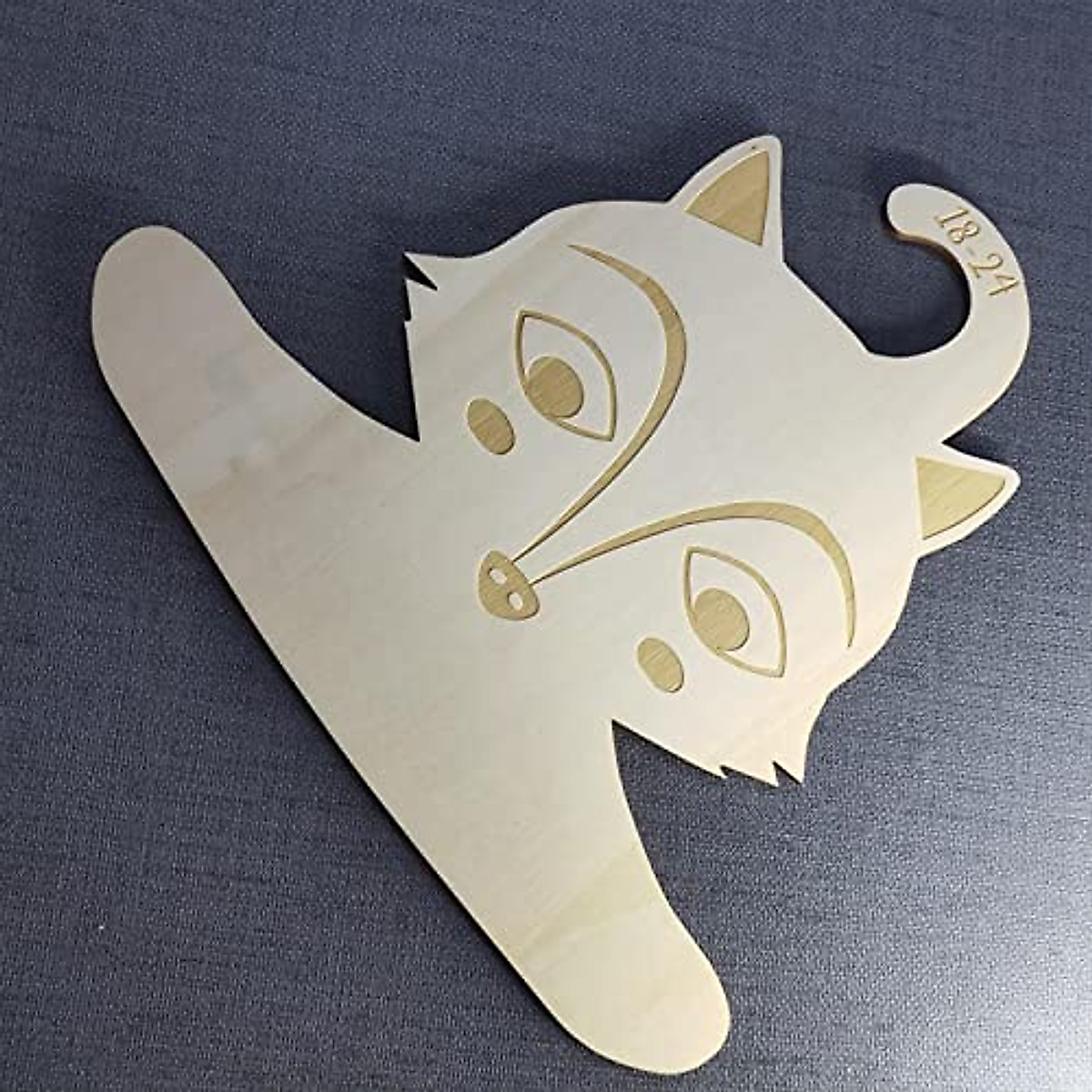 Ronyme 8 Pieces Wooden Baby Closet Dividers Durable Baby Closet Dividers Hangers from Newborn to 24 Months