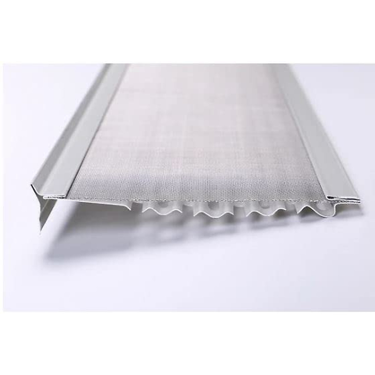 Waterlock DIY 6”Leaf Protection|Sample|Stainless Steel mesh|White Aluminum Gutter Covers|Contractor Grade|Gutter Guard from Manufacturer|Made in The USA
