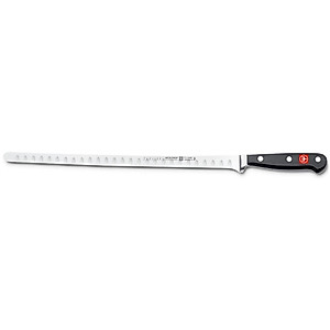 WÜSTHOF Classic 12 Inch Hallow Edge Salmon Slicer | 12" Narrow Fish Fillet Knife | Precision Forged High-Carbon Stainless Steel German Made Fish Knife – Model