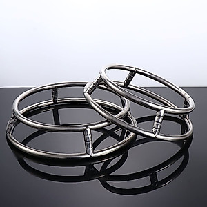 Stainless Steel Wok Ring Wok Rack Wok Stand, Round Shelf Cookware Ring for Pot Gas Stove Fry Pan, Round Shelf Home Wok Rack(23cm)