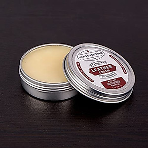 MaheTri Triple Filtered Beeswax All Natural Leather Cream | Restore, Waterproof & Protect Leather | Made in The USA | 2 oz