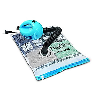 MagicBag Electric Vacuum Pump - Works on Most Compression Bag Brands - Portable and Powerful for Travel, Stowing, or Ease of Use