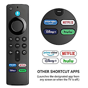 Replacement Voice Remote (3rd GEN) L5B83G for Amazon Fire TV Stick (2nd Gen, 3rd Gen, Lite, 4K),Amazo Fire TV Cube (1st Gen and Later), and Amazon Fire TV (3rd Gen)