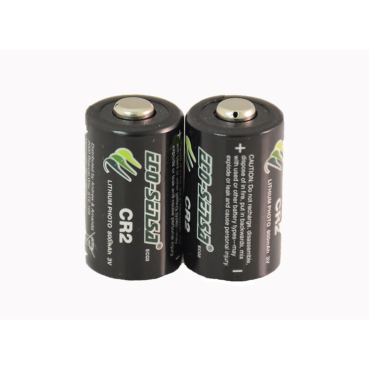 Eco-Sensa CR2 Lithium Battery - High Performance CR2 Battery, 10 years of shelf life (2 Count2)