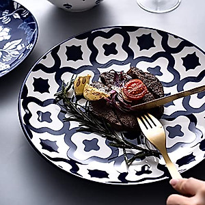 Wisenvoy Dinnerware Sets Plates and Bowls Sets Ceramic Dish Set Plate Set Stoneware Dinnerware Set Dishes Set for 4