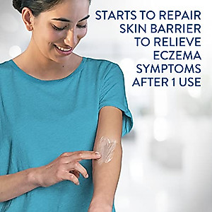 CETAPHIL ECZEMA RESTORADERM FLARE-UP RELIEF CREAM, For Eczema Prone Skin, 8 oz, Barrier Repair, 48 Hour Hydration, 2% Skin Protectant Colloidal Oatmeal, Steroid Free