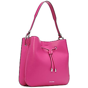 Calvin Klein Harmony Draw String Bucket Bag, Orchid Flower