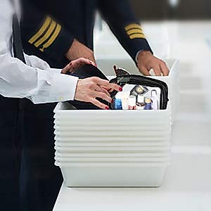 ProCase [2 Pack] TSA Approved Travel Toiletry Bag Pouch, Matte Clear Quart Size Bag Carry-On Airport Airline Compliant Bag Travel Makeup Cosmetic Bag for Toiletries Liquids Creams Cosmetics -Black