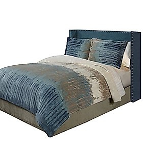 Fraiche Maison Bentley Velvet Plush Print Comforter Set, King