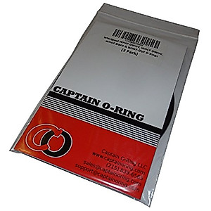 Captain O-Ring - (3 Pack) Replacement WHKF-C8 O-Rings for Whirlpool WHKF-DWHV, WHKF-DWH & WHKF-DUF Water Filter Housing