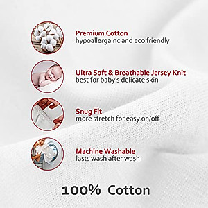 Pack n Play Fitted Sheet, 100% Cotton, Stretchy Pack n Play Sheets, Ultra Soft Breathable Mini Crib Sheets, Convertible Playard Mattress Cover, Hypoallergenic Playard Playpen Sheet, Grey