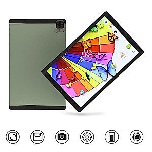 Office Tablet Night Mode 10 Inch IPS US Plug 100-240V HD Tablet 3 Card Slots Aluminum Alloy Work (U.S. regulations)