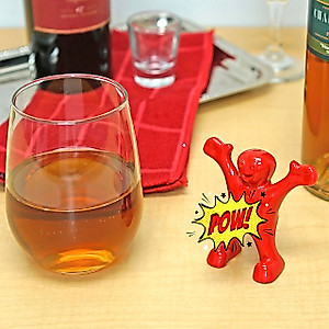 Fairly Odd Novelties FON-10194 Sir Perky Novelty Wine Pourer, One Size, Red