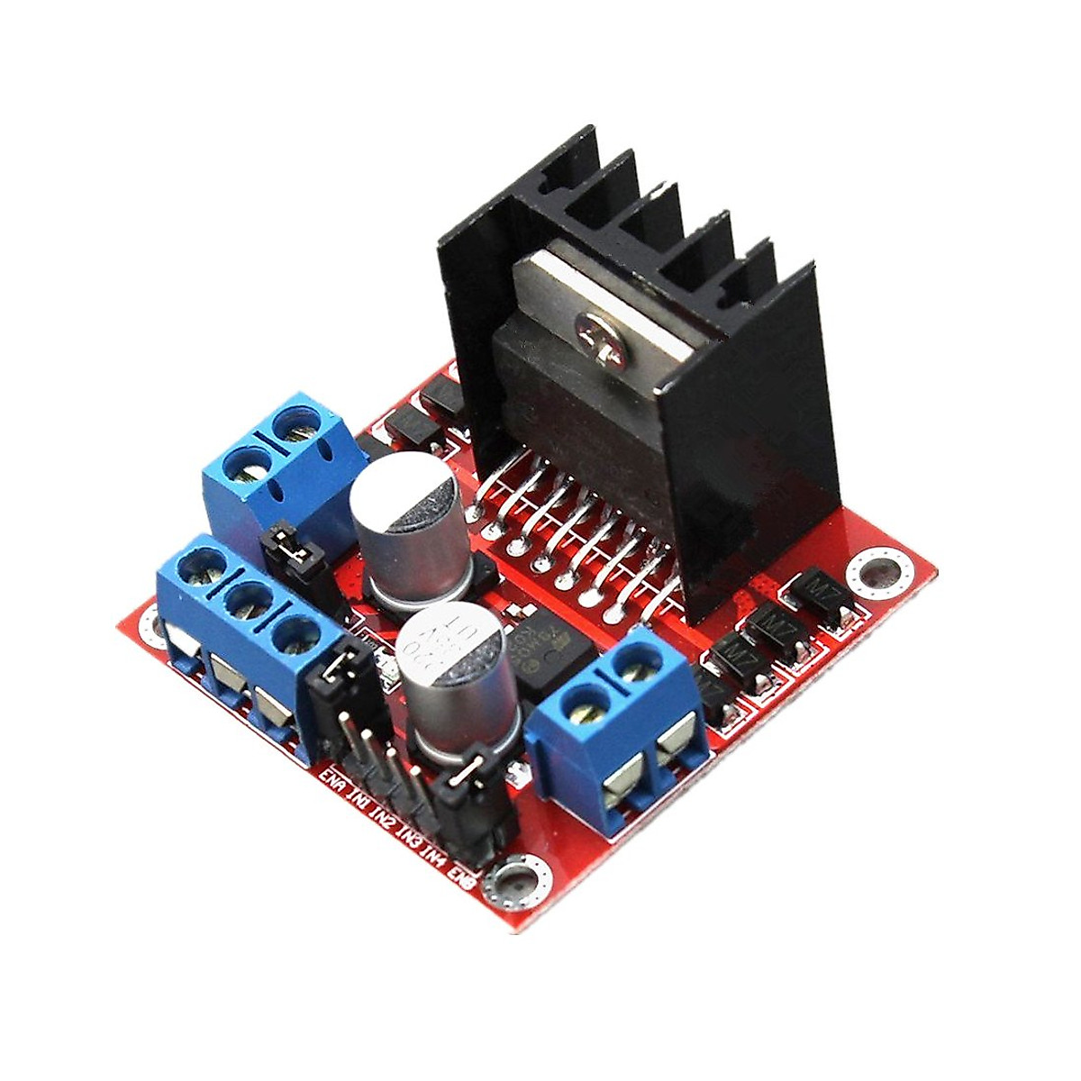 Ardest L298N Dual H-Bridge Motor Drive Controller for Arduino Smart Car Robot Power Stepper Motor Driver Module