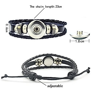 Serenity Prayer Leather Bracelet - Sobriety Gift for Men or Women - AA NA Gift Jewelry - Motivational Inspirational Addiction Recovery Gift - Sponsor or Sponsee Gift