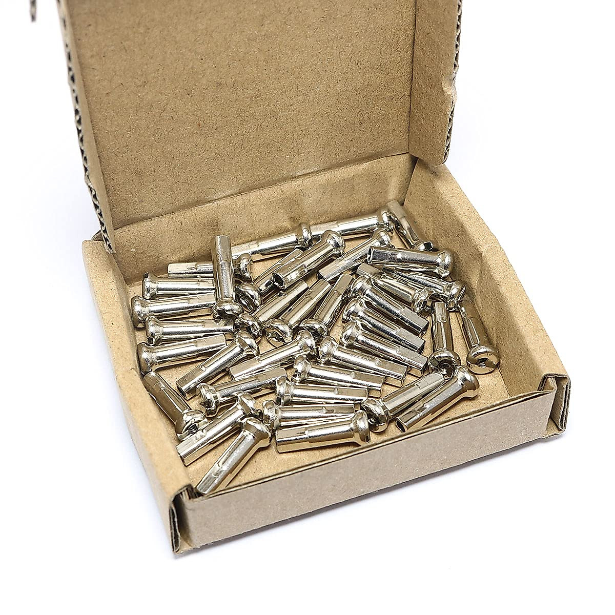 Pro Bamboo Kitchen 36pcs Mountain Bike Spoke Cap 16mm Spoke Nipples Silver Wheel Spoke Nipples Decor for 14G Mountain Road Bicycles