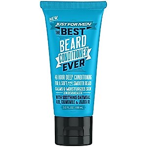 Just For Men The Best Beard Conditioner Ever, Made with Oatmeal, Aloe, Chamomile, and Jojoba Oil, 3 Fluid Ounce