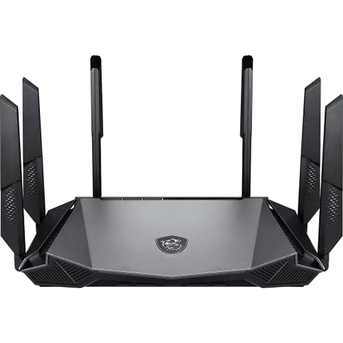 MSI Radix AX6600 WiFi 6 Tri-Band Gaming Router, AI QoS, 1.8GHz Quad-Core Processor, MU-MIMO, Tri Band Gigabit Wireless, 8-Stream, High Speed Long Range Gaming Router