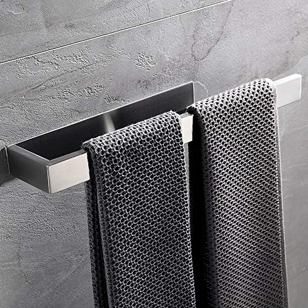 Lolypot Stainless Steel Towel Rail, Wall-Mounted Towel Rail