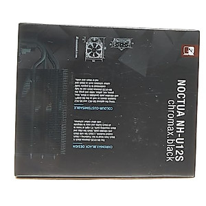 Noctua NH-U12S chromax.Black, 120mm Single-Tower CPU Cooler (Black)